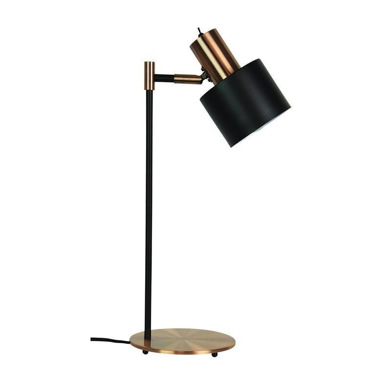 Table Lamp Adjustable Matt Black E27 in 53cm Ari Oriel Lighting– Alpha ...